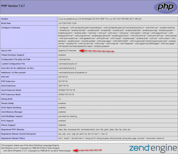 Install Apache DSO mod_php and Zend OpCache with PHP 5.6/7.0/7.1/7.2 on CWP – Centos Web panel ...