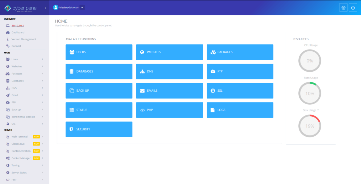 How to Install CyberPanel – OpenLiteSpeed Control Panel on Centos 7 ...